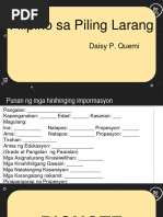 Bionote Template 1 | PDF