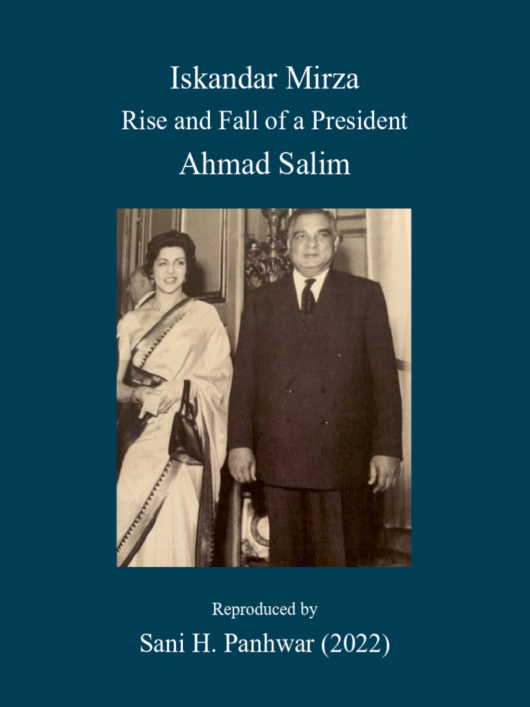 Iskandar Mirza - Rise and Fall of A President | PDF