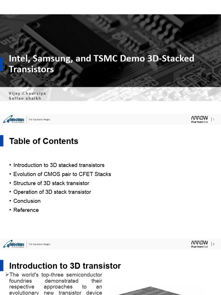 3D Stacked Transistors Overview | PDF