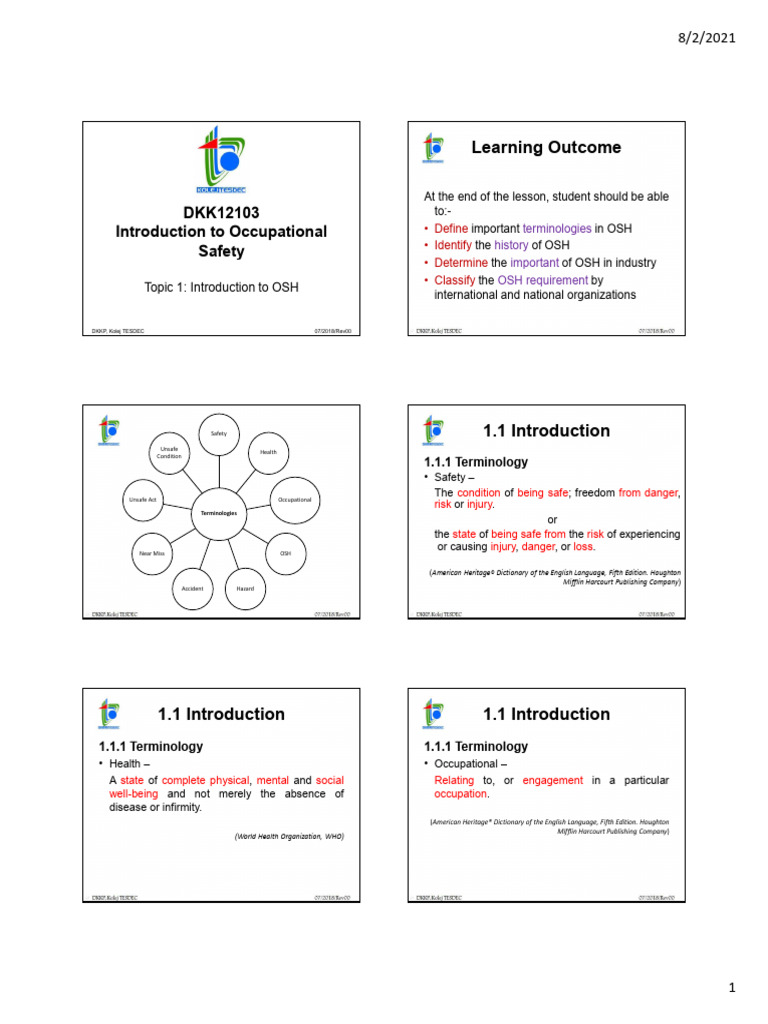 Topic 1 - Introduction (1) | PDF