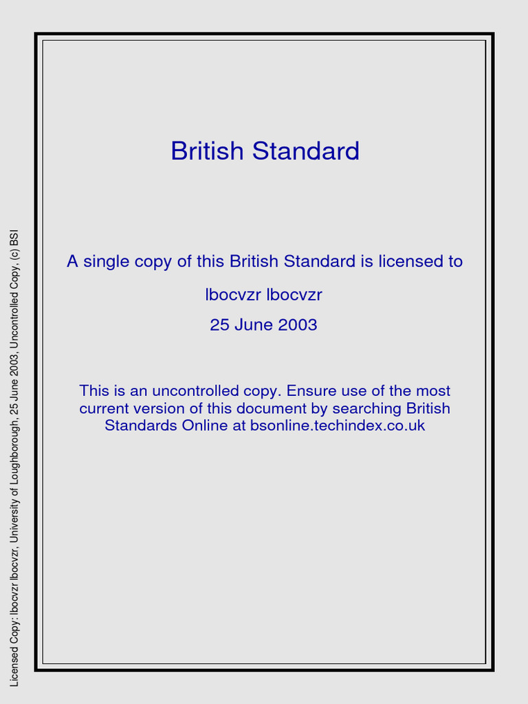 BS Iso 11922 - 1 | PDF | Pipe (Fluid Conveyance) | Engineering Tolerance