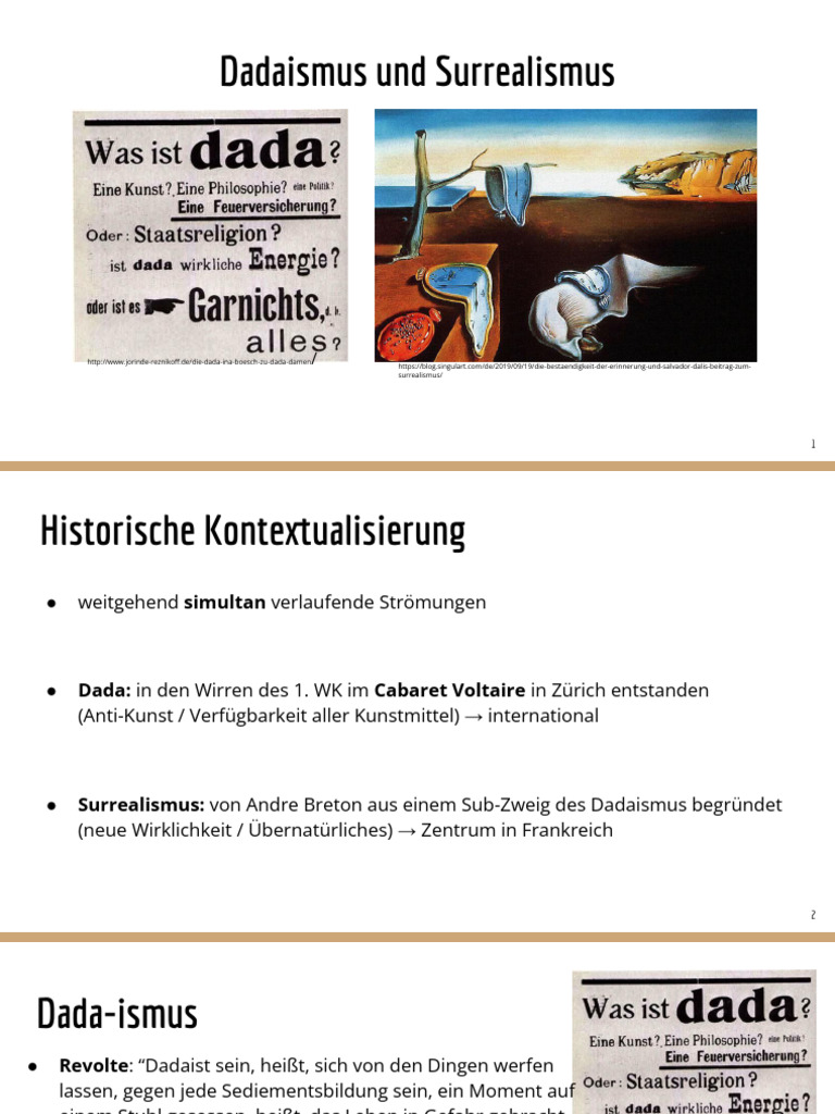 Dadaismus Und Surrealismus | PDF