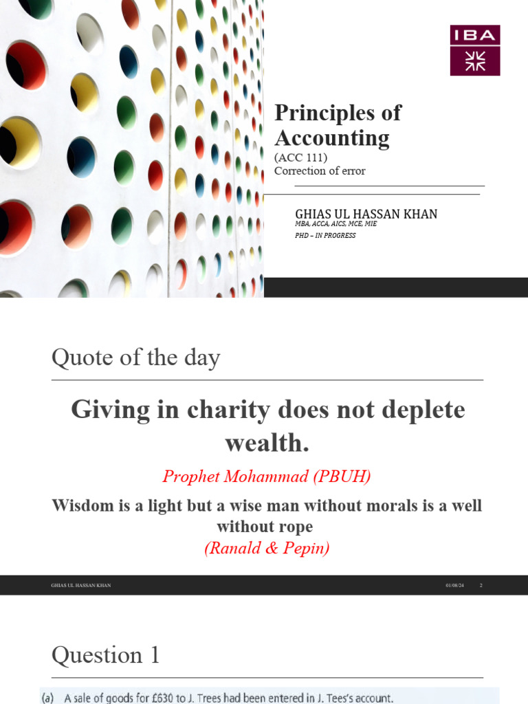 Chapter 4 - Correction of Errors | PDF