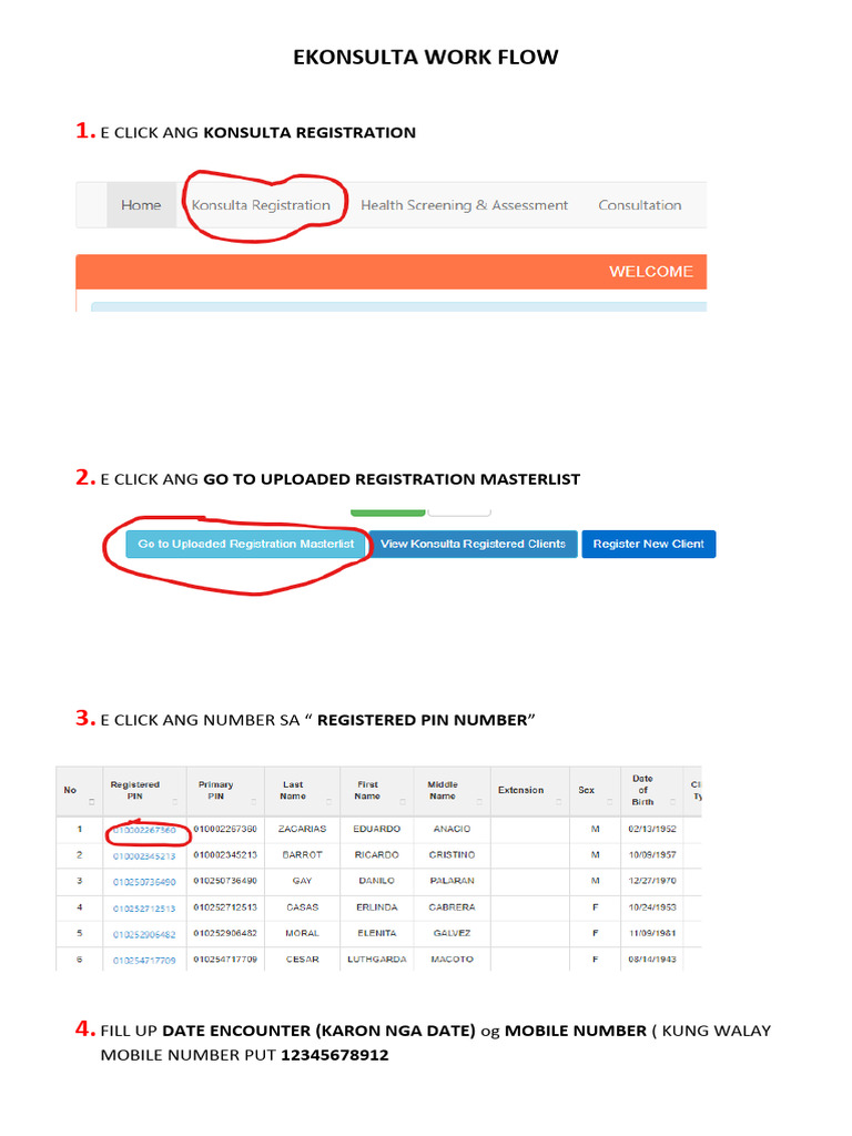 Ekonsulta Work Flow | PDF