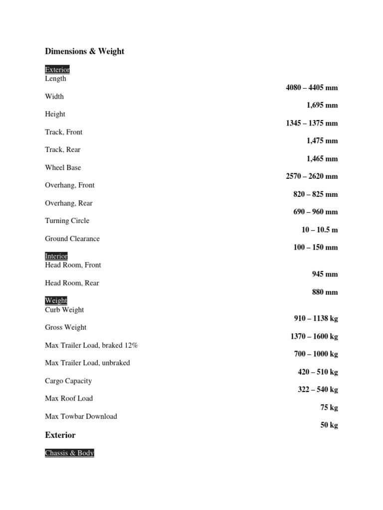 Eg8 Dimention Pdf
