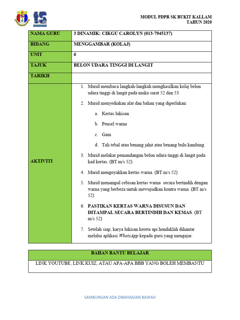 PDPR PSV TAHUN 3 | PDF