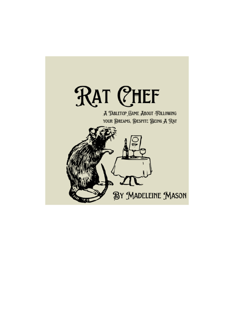 Rat Chef TTRPG 3 | PDF