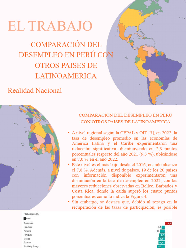 Comparación Del Desempleo en Perú Con Otros Paises de Latinoamerica | PDF | America latina ...