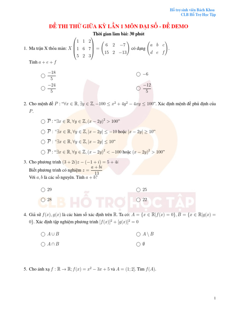 THI - TH - GK - S - 2023 - 1-1.pdf Filename UTF-8''THI - TH - GK - ĐS - 2023 - 1-1 | PDF