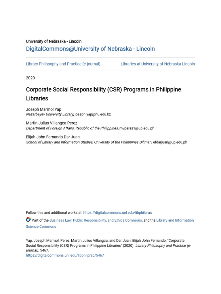 Fulltext | PDF | Corporate Social Responsibility | Survey Methodology