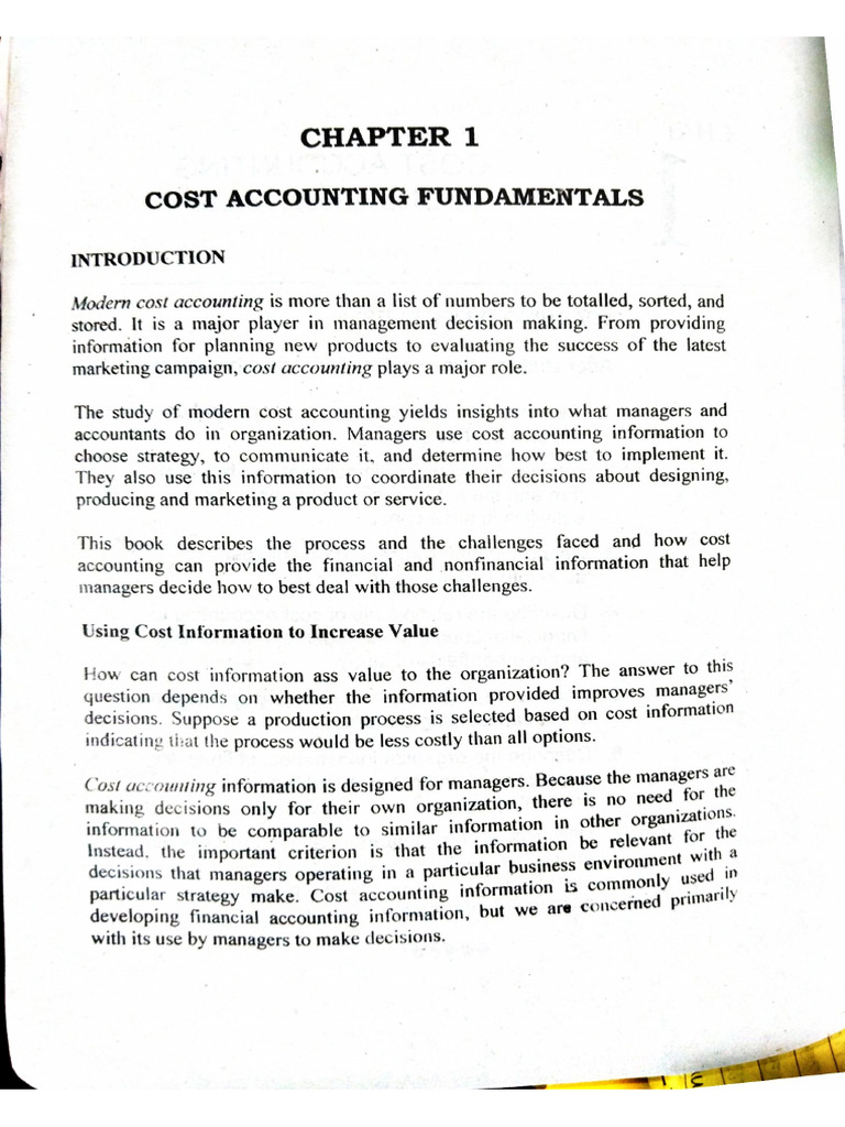 Cost Accounting Book | PDF