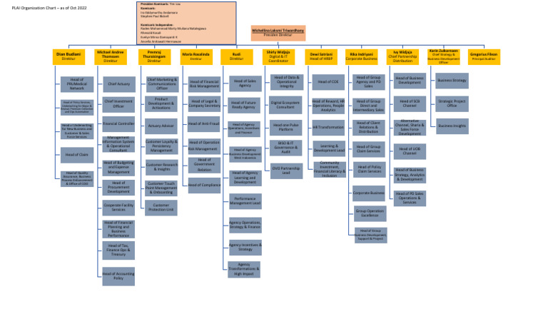 PLA Org Chart Oct 2022 | PDF | Financial Services | Economies
