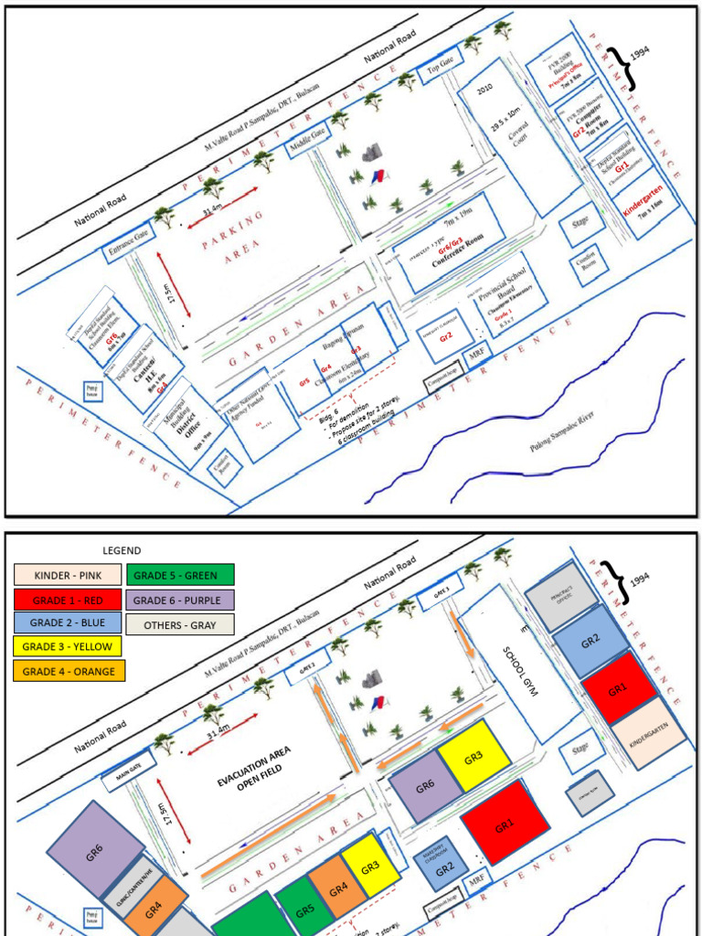 2023 Updated School Site & Evacuation Map | PDF