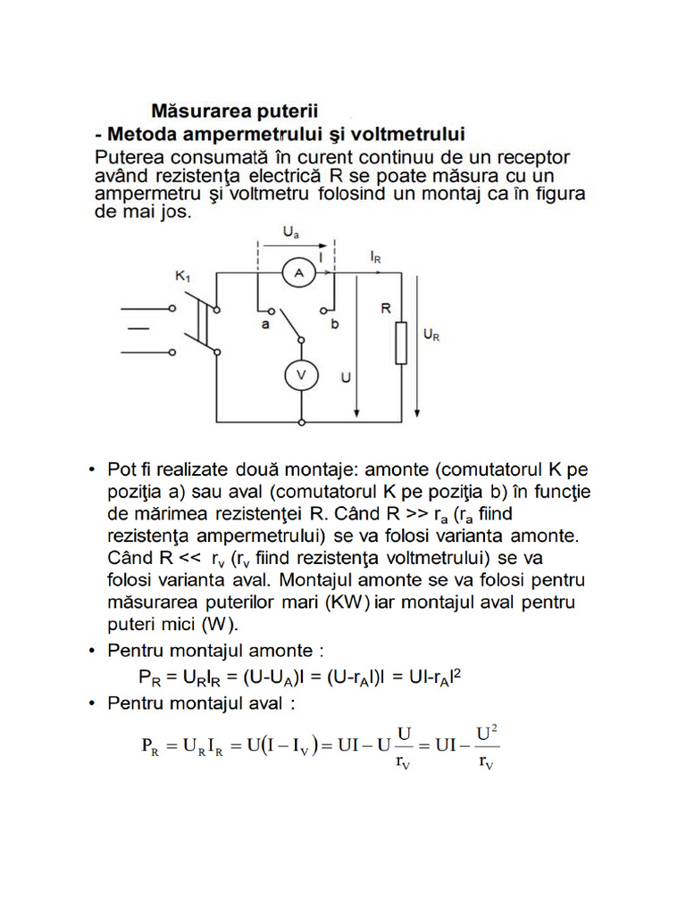 Masurarea Puterii in CC | PDF