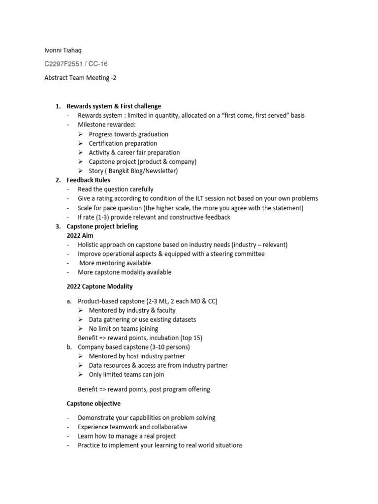 Abstract Team Meeting | PDF