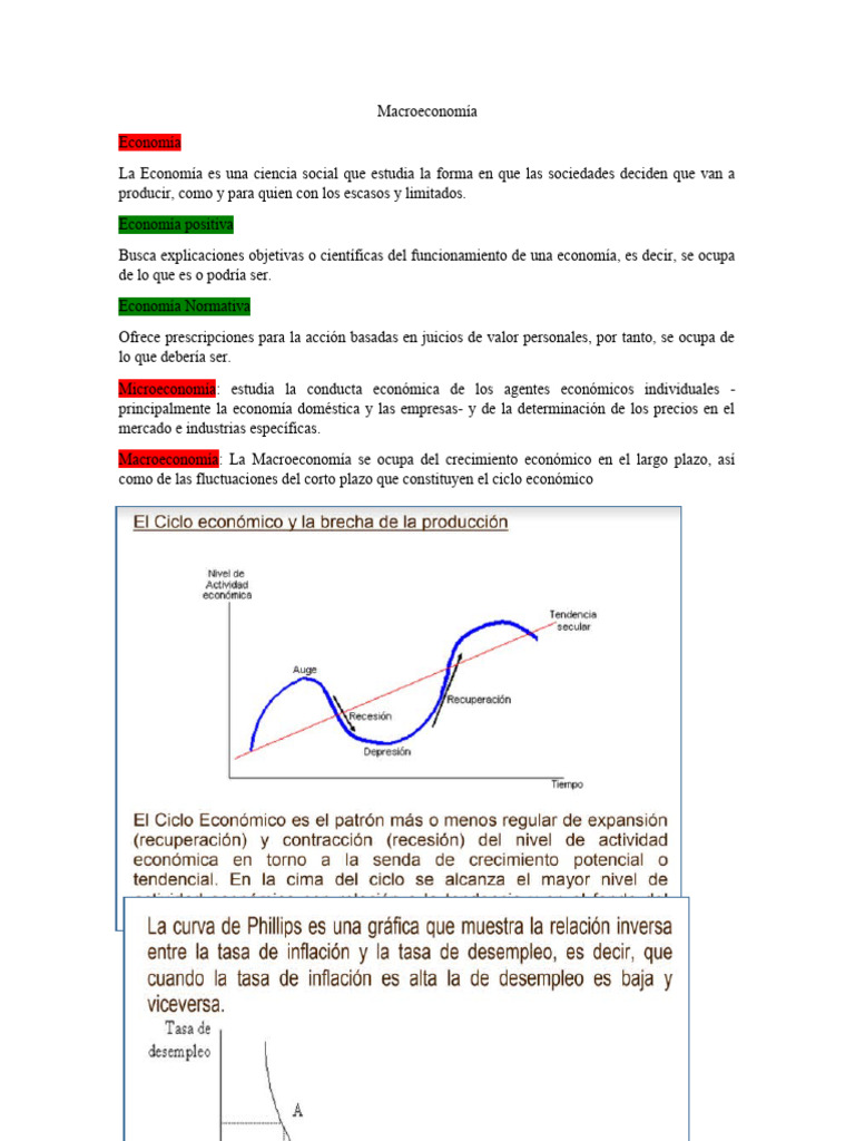 Resumen Macroeconomia | PDF