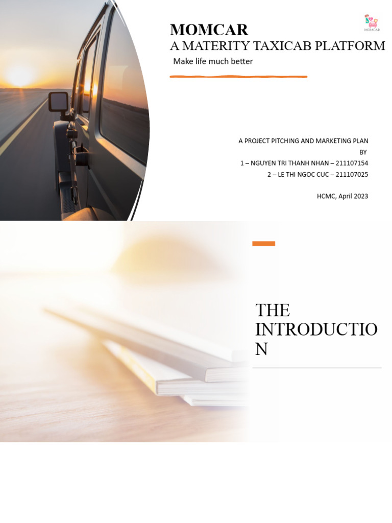 Marketing Plan - MomCar | PDF | Childbirth | Pregnancy