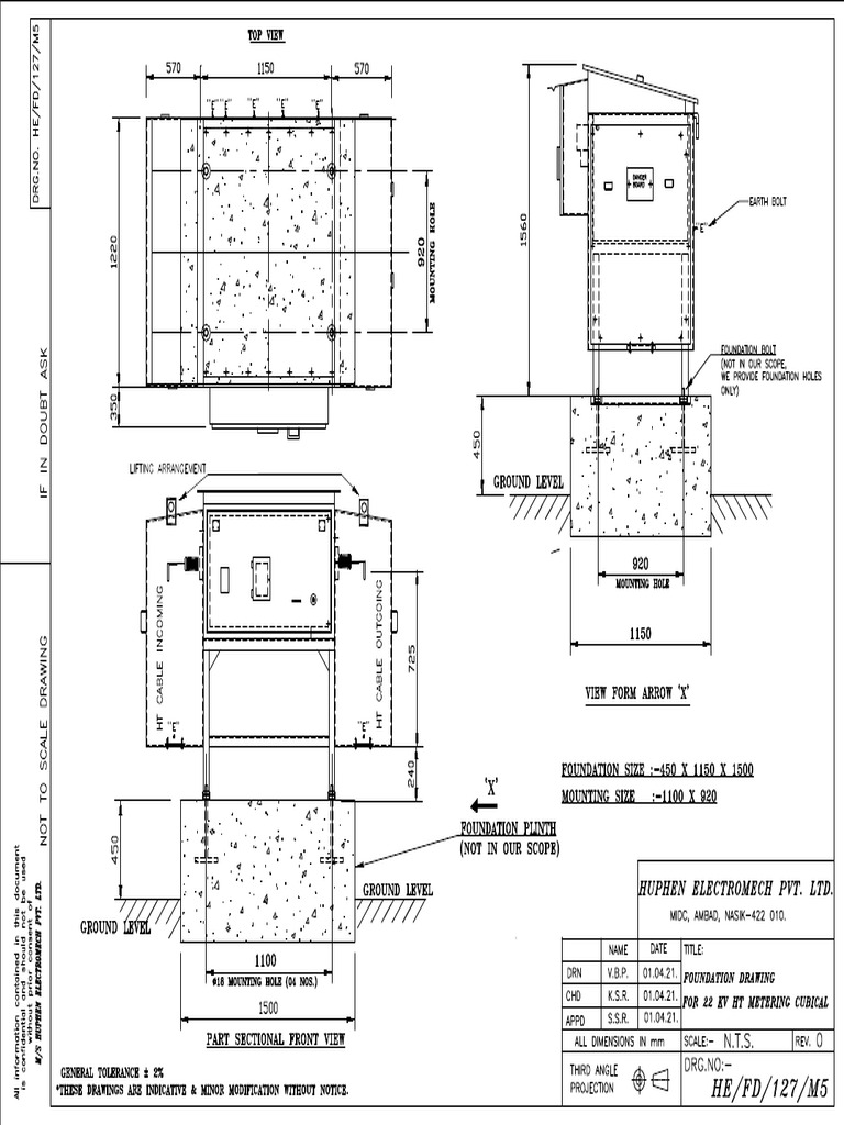 Metering Kiosk Foundation Details | PDF