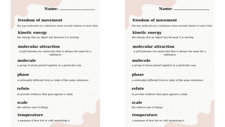 Phase Change Glossary | PDF
