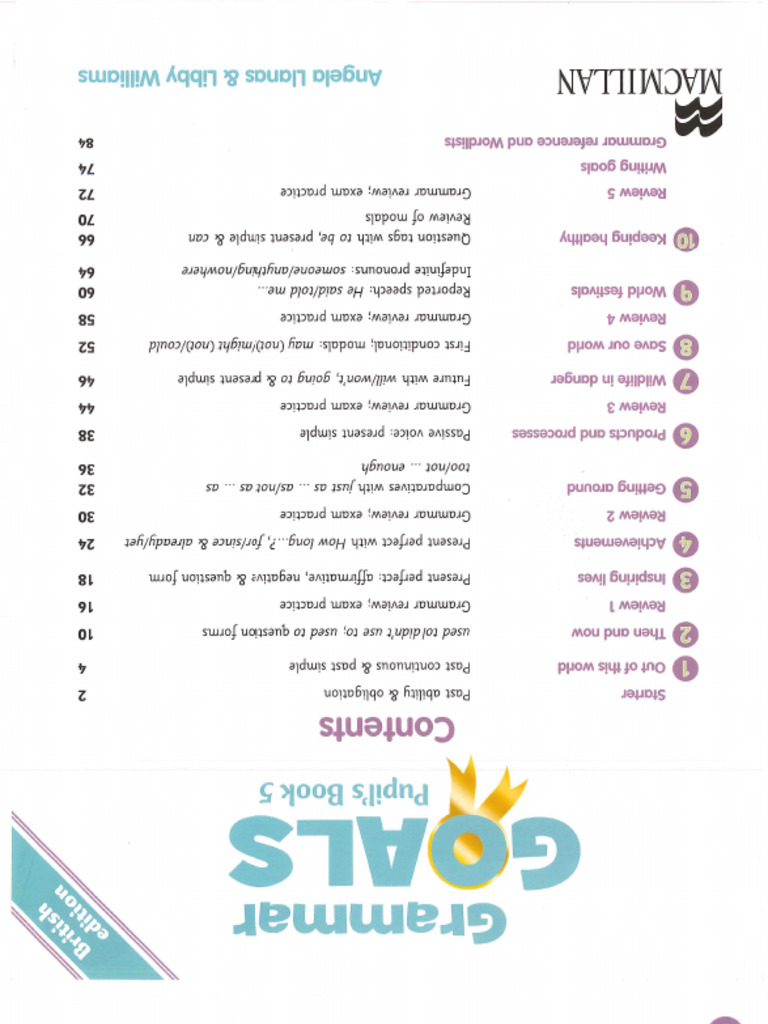 Grammar Goals Pupil's Book 5 | PDF