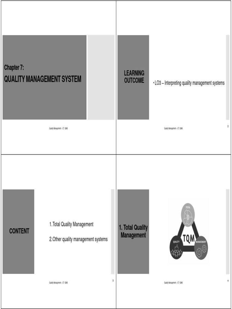 Chapter 7 Qms Pdf
