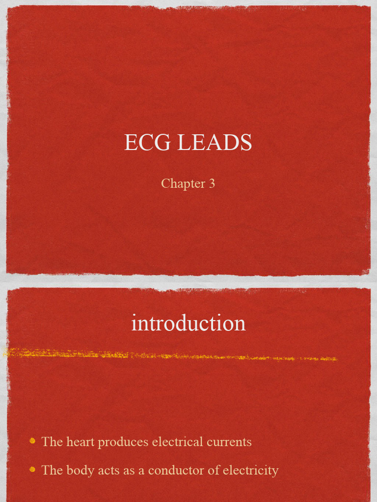 03 Ecg Leads | PDF | Electrocardiography | Heart