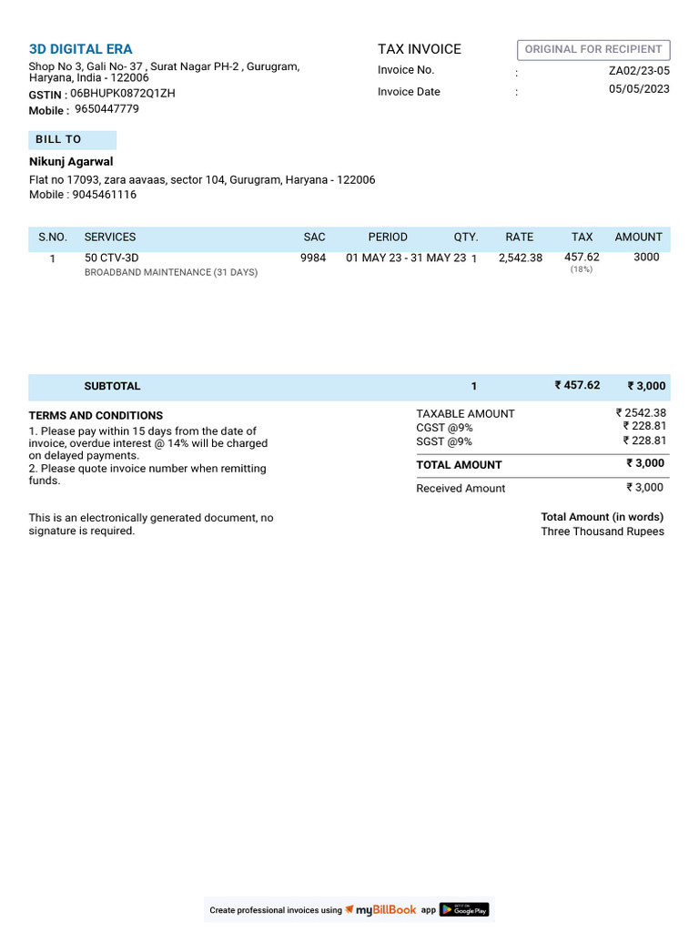 May Bill | PDF