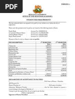 KU Fee Structure - v2 | PDF | Fee | Payments