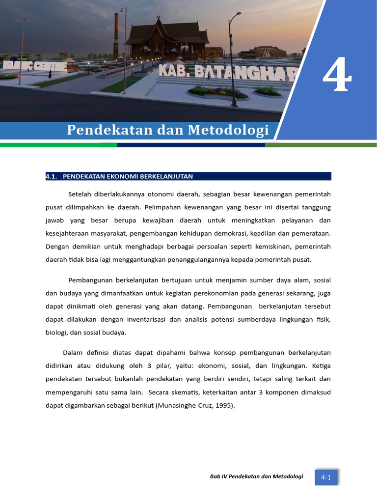 Bab Iv Metodologi Dan Pendekatan | PDF