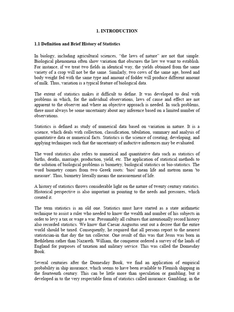 Biometry | PDF | Experiment | Statistics