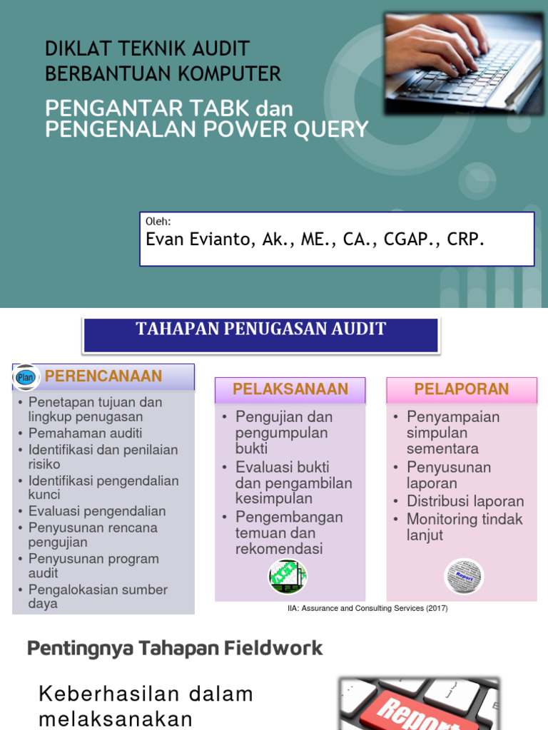 Diklat Teknik Audit Berbantuan Komputer | PDF