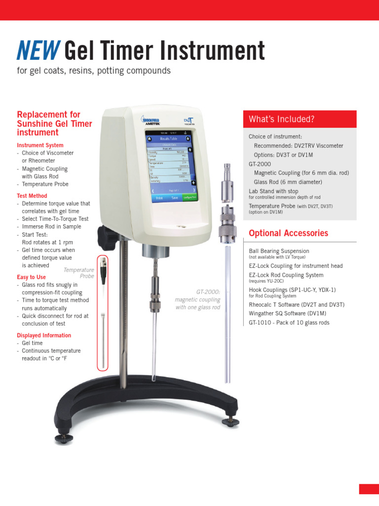 Gel Timer Tools for Lab Technicians | PDF | Technology & Engineering