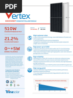 Trina 620w Datasheet | PDF | Solar Panel | Photovoltaics