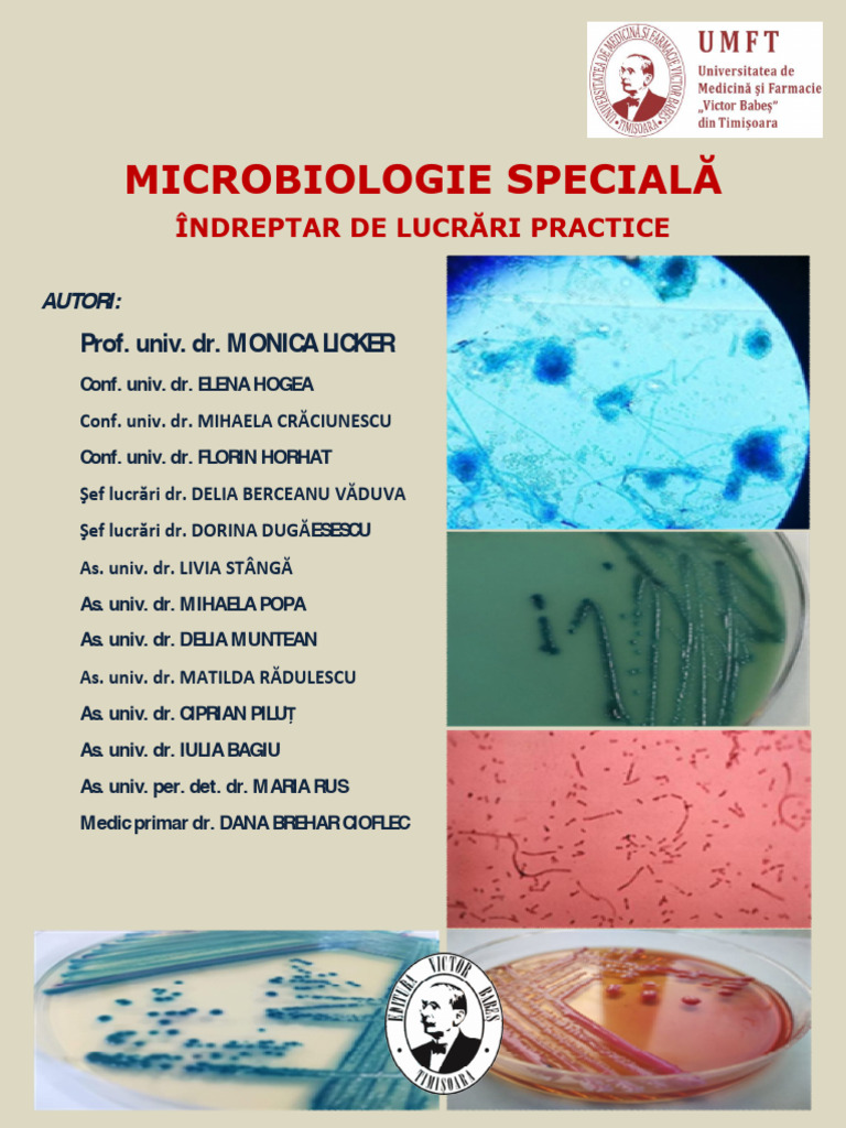 Microbiologie - Lucrari Practice | PDF