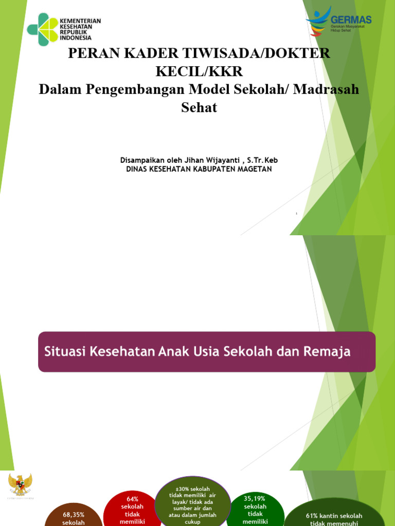 Model Sekolah Sehat: Peran Kader Kesehatan | PDF