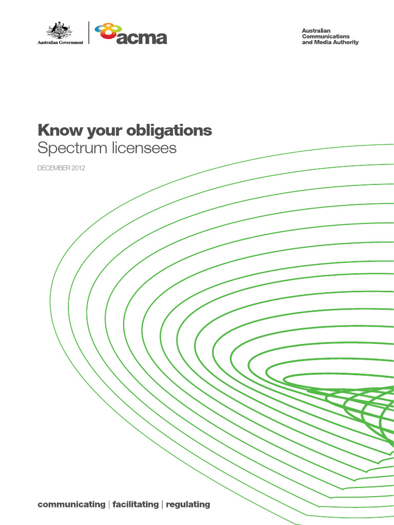 ACMA Know - Your - Obligations PDF | PDF