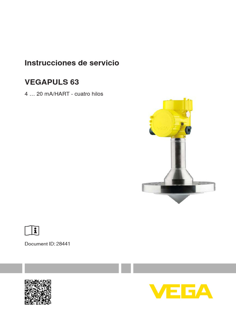 ES Instrucciones de Servicio VEGAPULS 63 4... 20ma HART de Cuatro Hilos ...