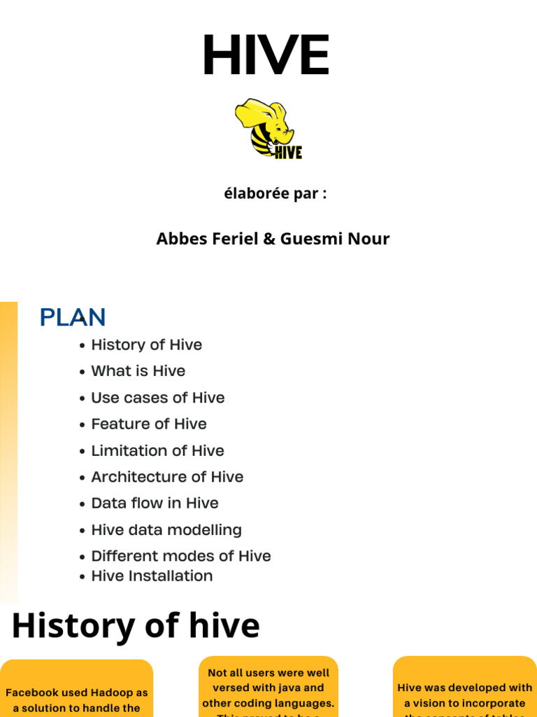 HIVE | PDF | Apache Hadoop | Software Engineering