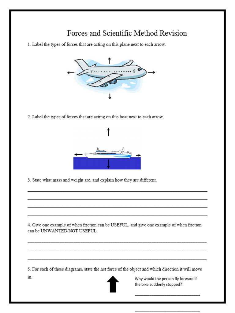 Year 7-8 Physics Revision Booklet | PDF