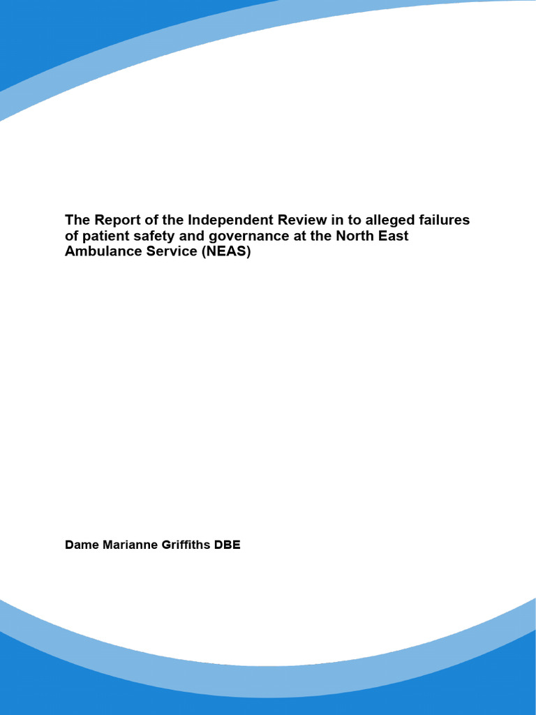 North East Ambulance Trust (DocGo Subsidiary) - The Independent Review ...