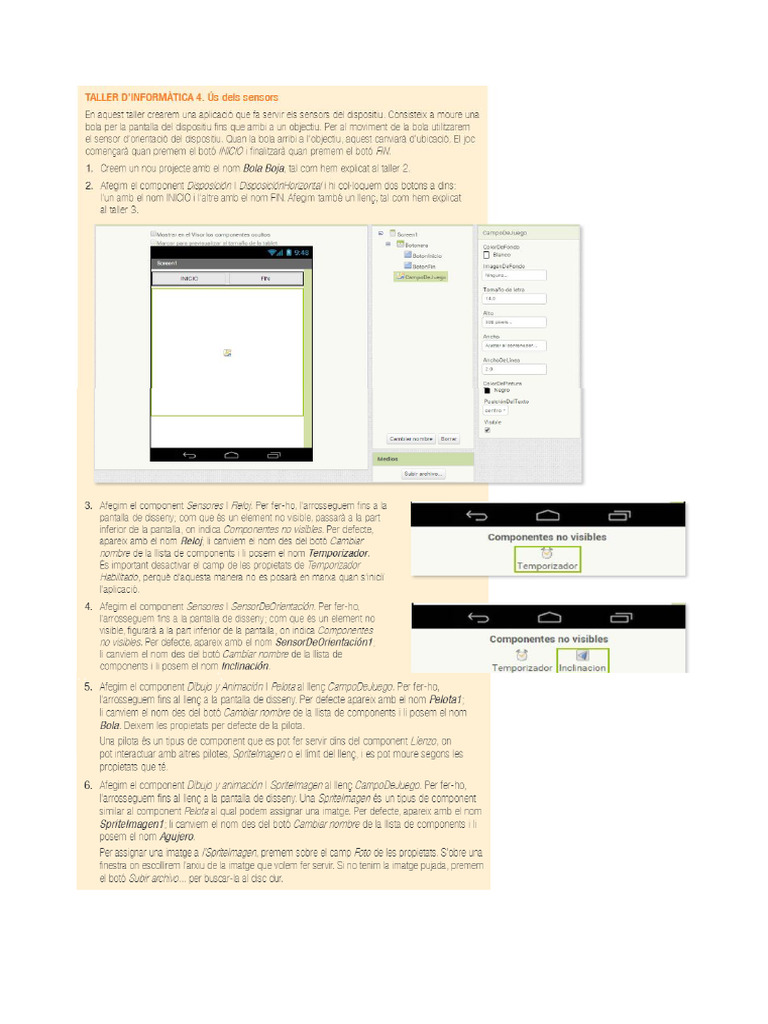 Activitat App Inventor 2 | PDF