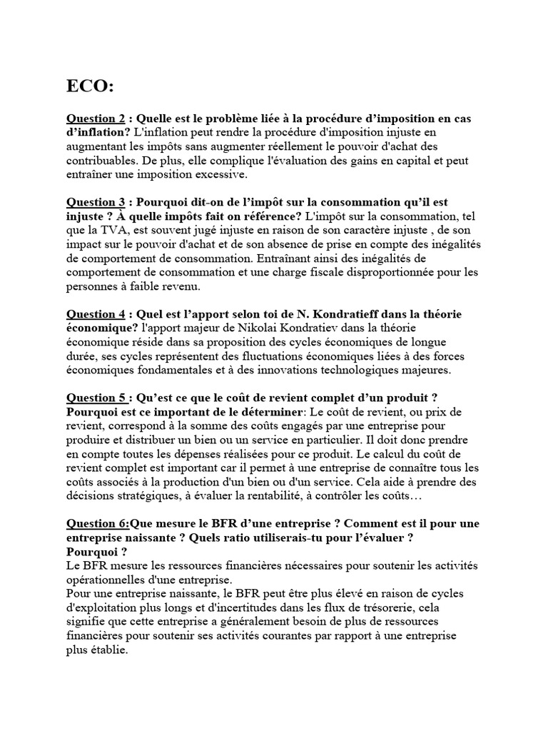 Examen Eco | PDF