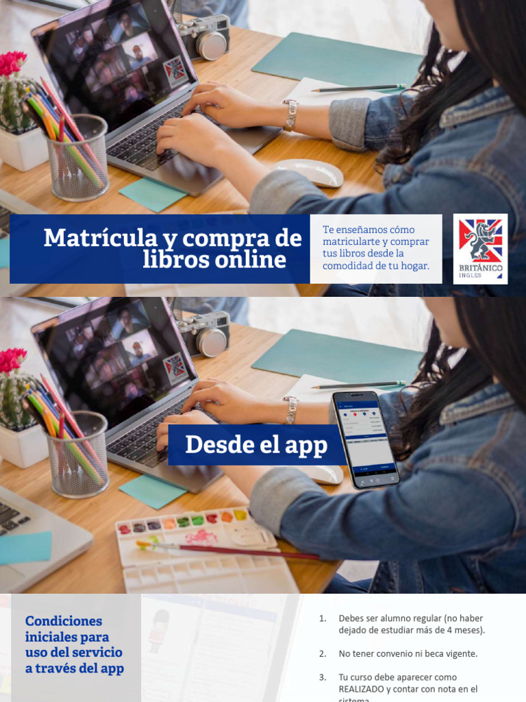 Tutorial Matricula Online Libros Campus y App v4 | PDF