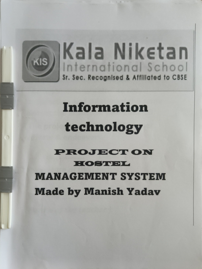 IT Project File No3 | PDF