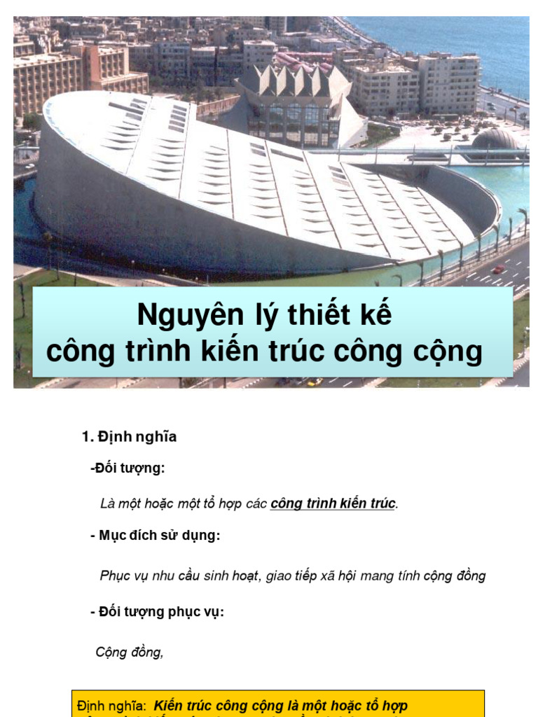 1 Nguyen Ly Thiet Ke Cong Trinh Cong Cong Vieclamvui | PDF