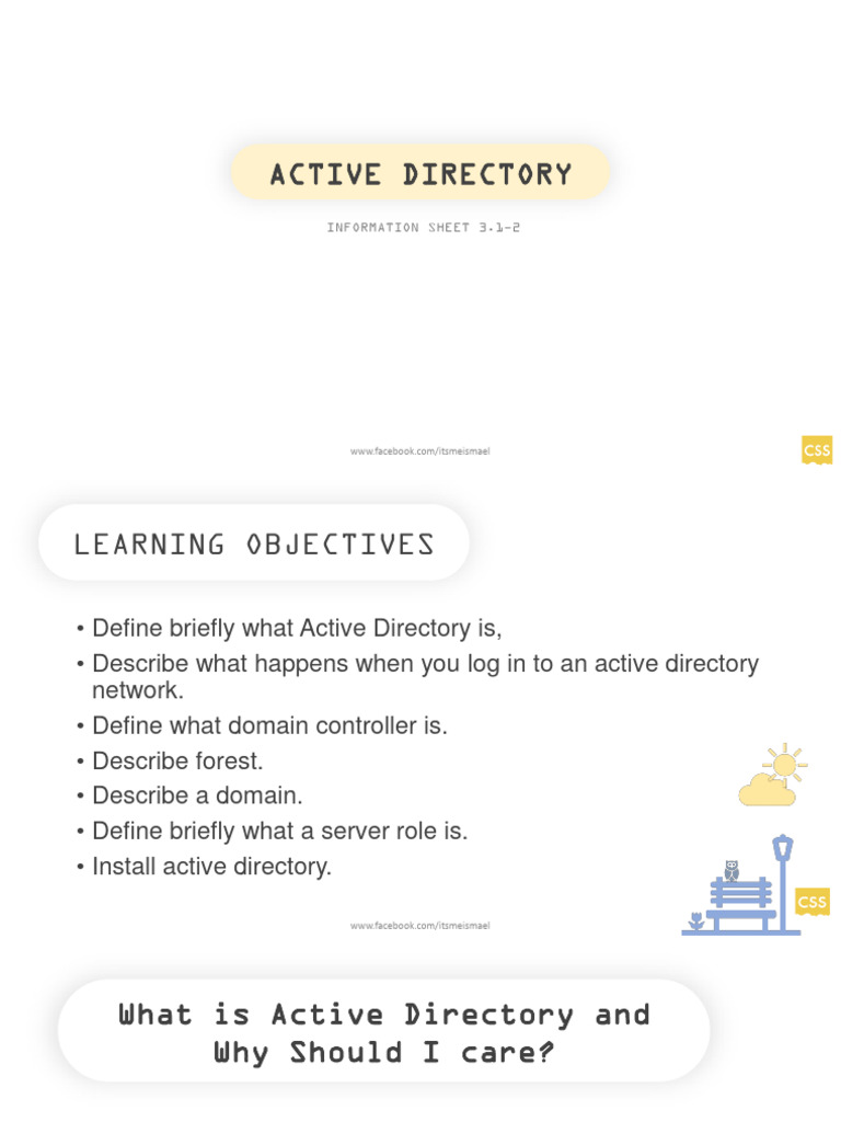 Install Active Directory Presentation | PDF