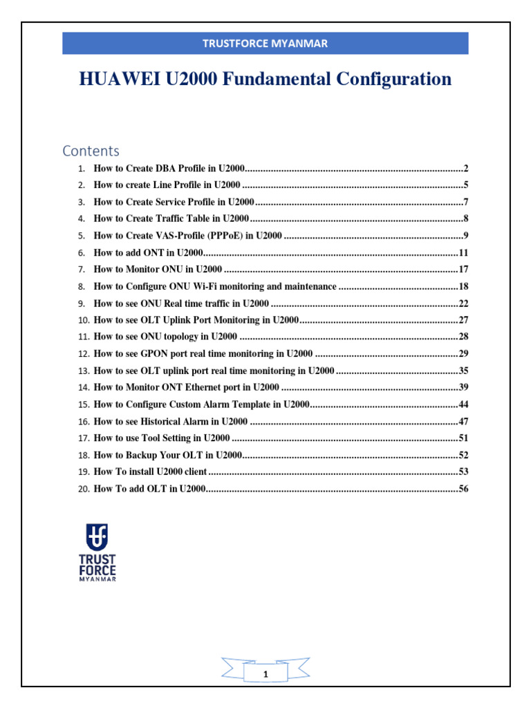 U2000 Fundamental Configuratin Guide | PDF | Wi Fi | Communications ...