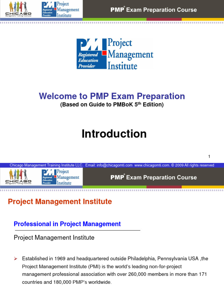 01 Intro PM Framework-5th Ed | PDF