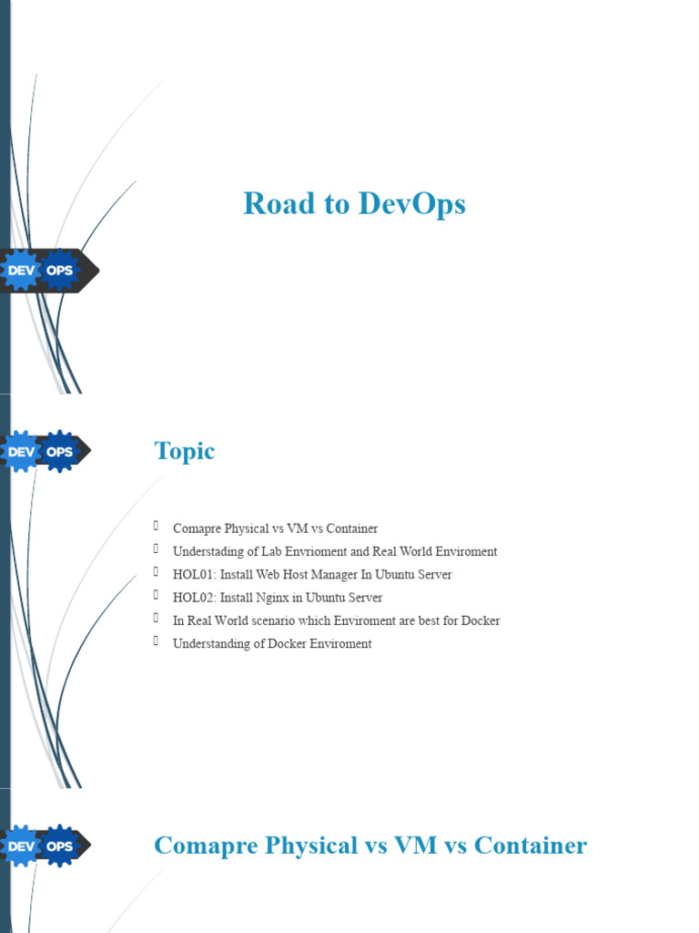 Road To DevOps - 1 | PDF | Virtual Machine | Computer Network