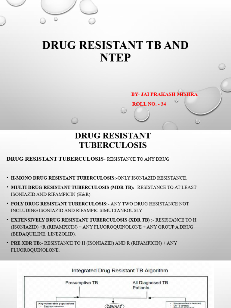 Drug Resistant TB and Ntep | PDF